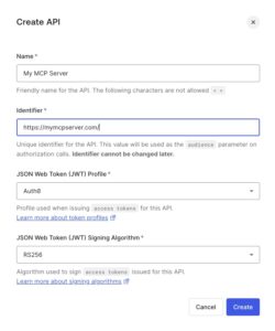 Configuring an MCP Server with Auth0 as the Authorization Server